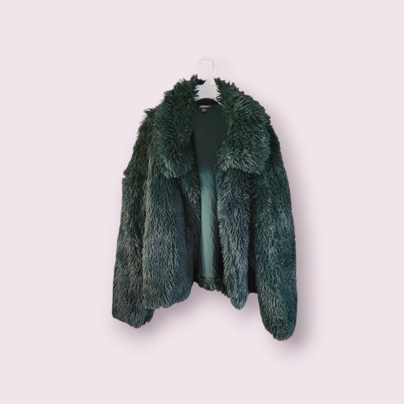 wild fable | Other | Wild Fable Green Faux Fur Jacket Xl | Poshmark